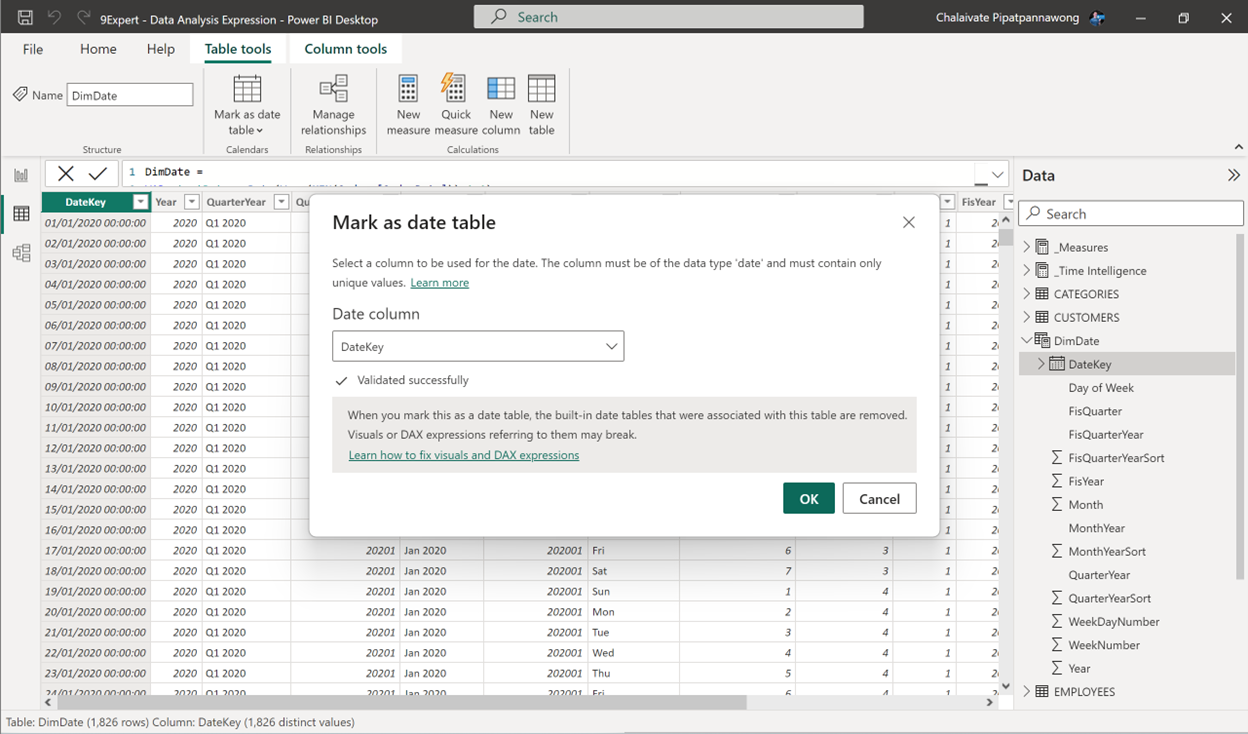 DAX Time Intelligence ประโยชน์ และตัวอย่างการใช้งาน | 9Expert