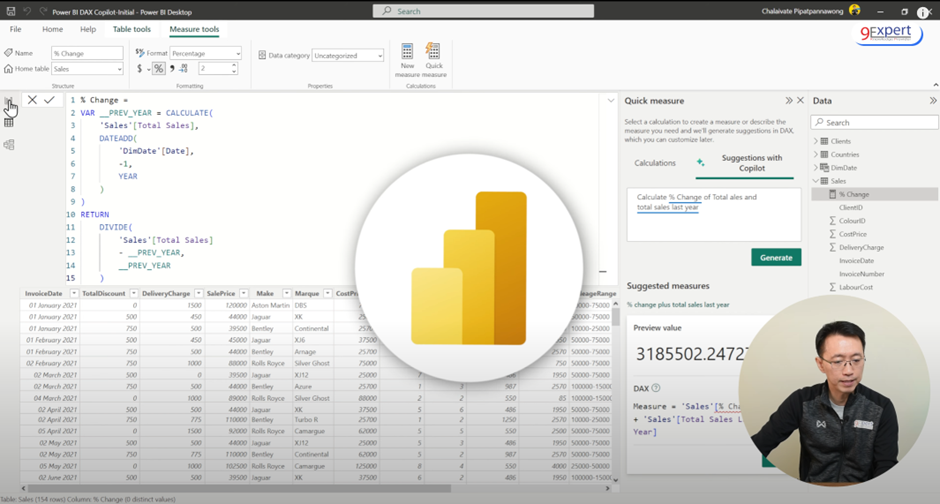 DAX Copilot ใน Power BI กับการปฏิวัติการวิเคราะห์ข้อมูลด้วย AI | 9Expert