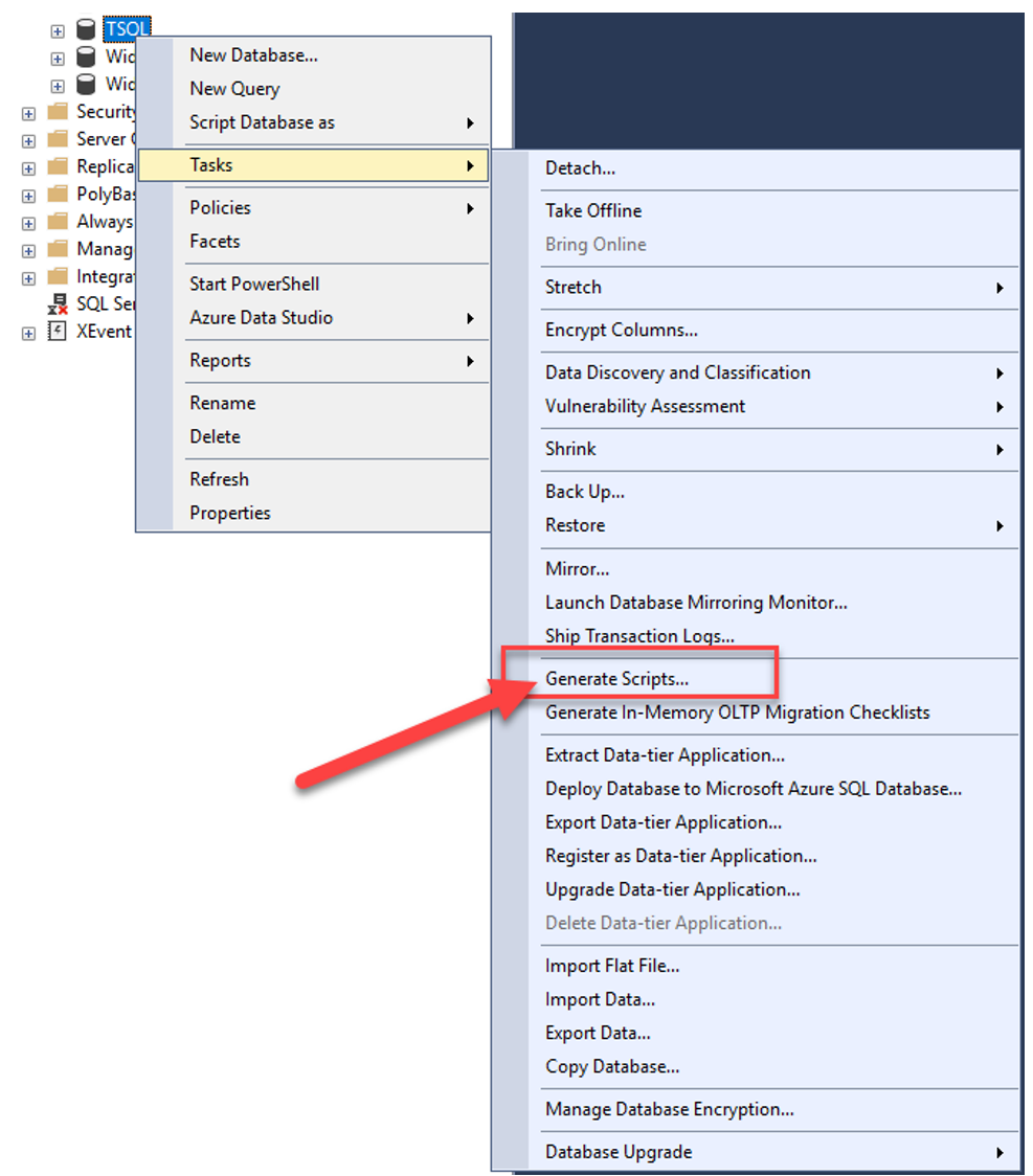 การ Migrate ฐานข้อมูลจาก Microsoft SQL Server Database Engine ไปยัง ...