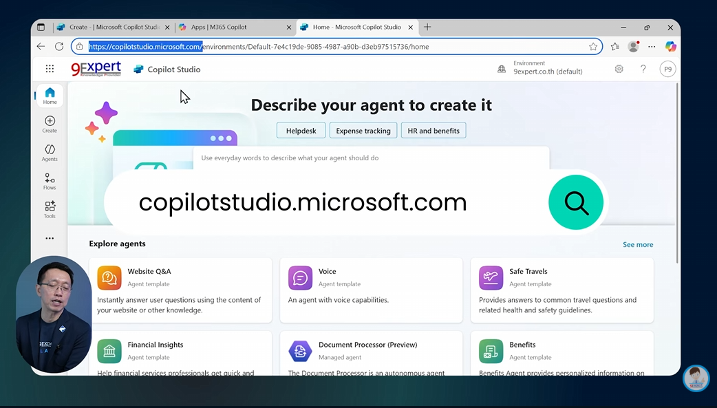สร้าง AI Agent ด้วย Copilot Studio: แนวทางใหม่ในการจัดการงาน HR | 9Expert