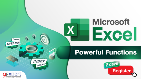 หลักสูตร Microsoft Excel Powerful Functions | 9Expert