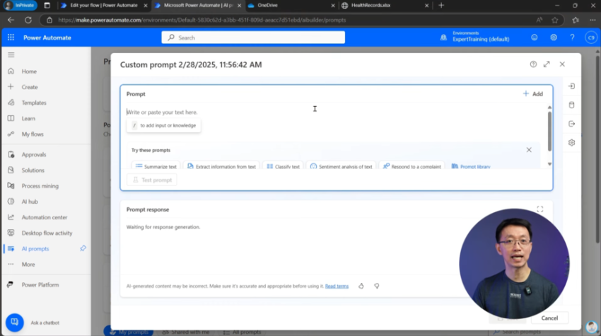 สร้างแอพนับแคลอรี่อัจฉริยะด้วย AI Builder + Power Automate | 9Expert
